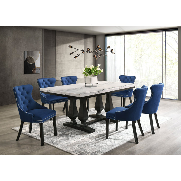 Paro Dining Set (Blue)